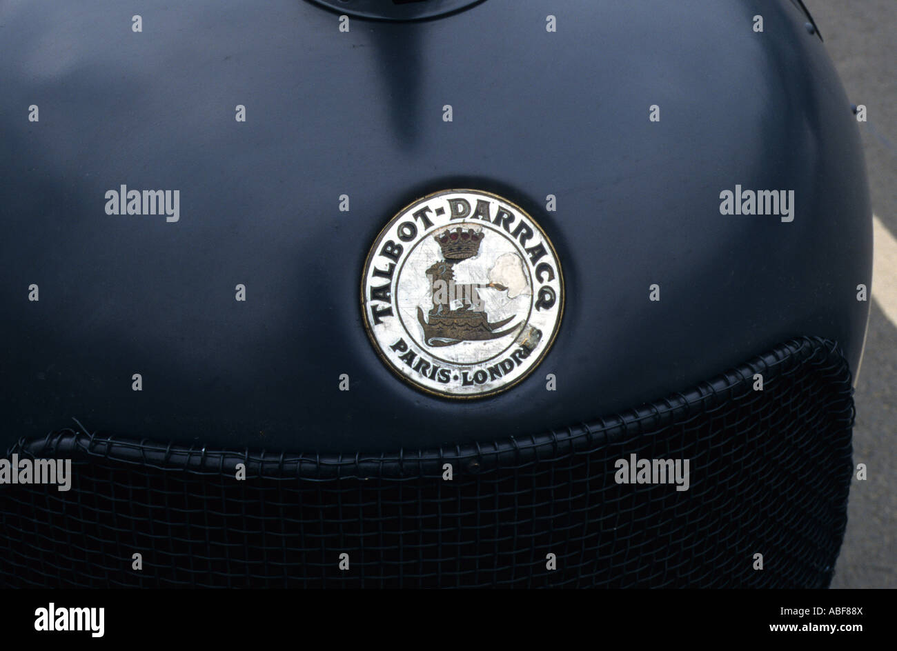 Talbot-Darracq car badge. French car manufacturer Stock Photo - Alamy