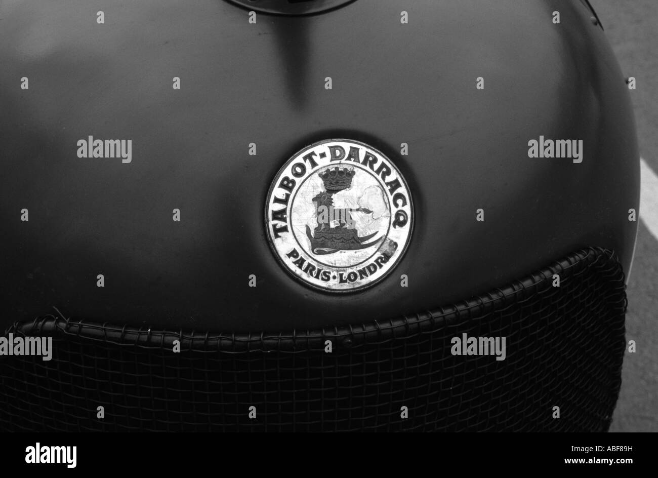 Talbot-Darracq car badge. French car manufacturer Stock Photo - Alamy