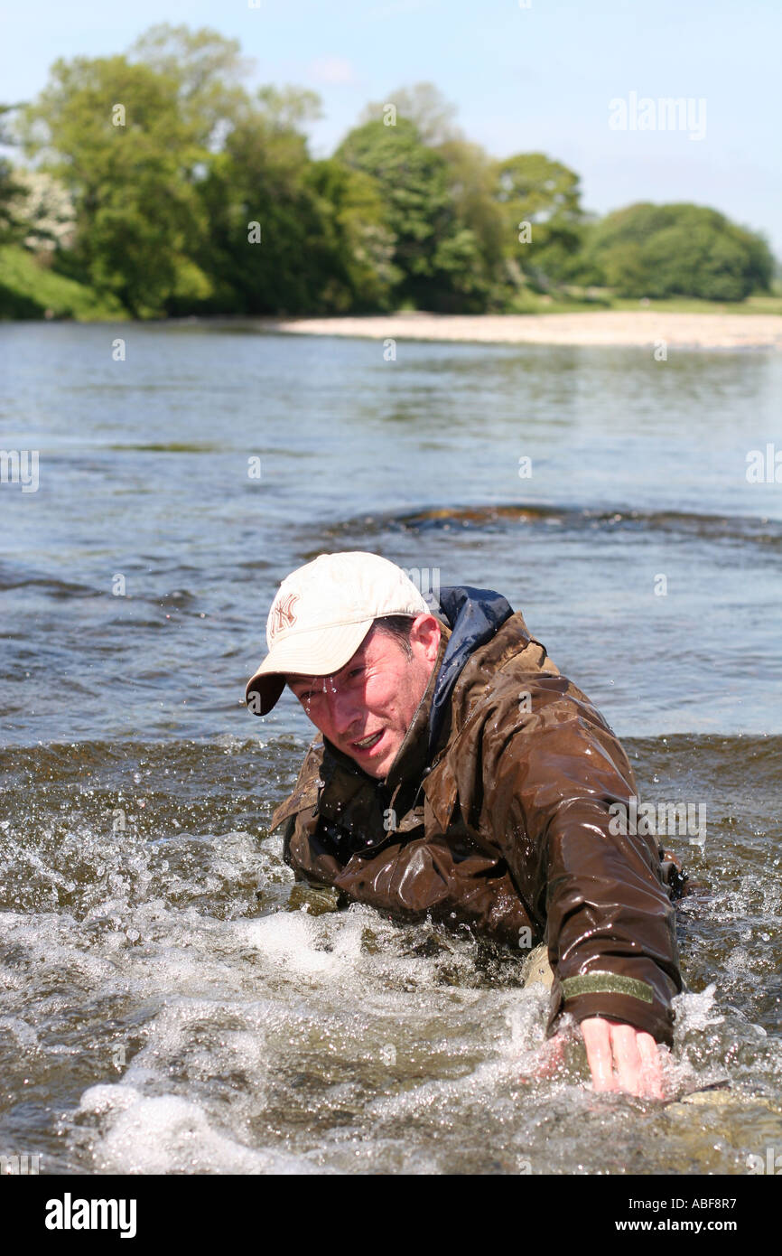 River lune fishing hi-res stock photography and images - Alamy