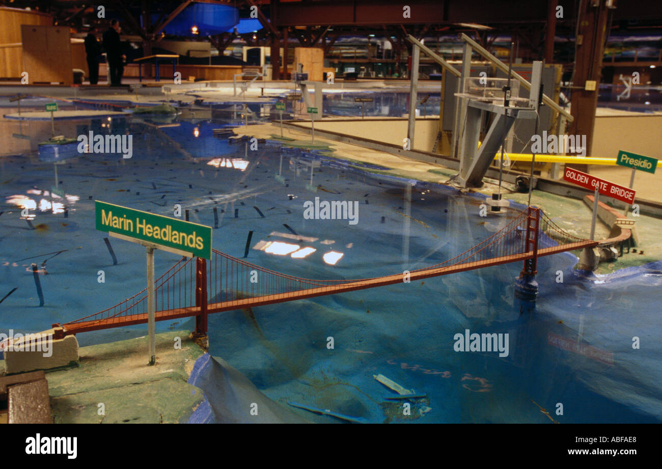 California Marin County Sausalito Bay Model Visitor Center Stock Photo ...