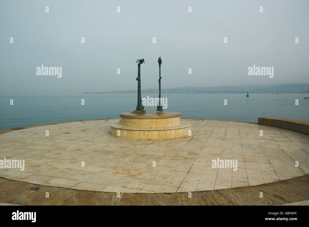 Koper Capodistria monument in memory ofleaving of yugoslavian army from ...