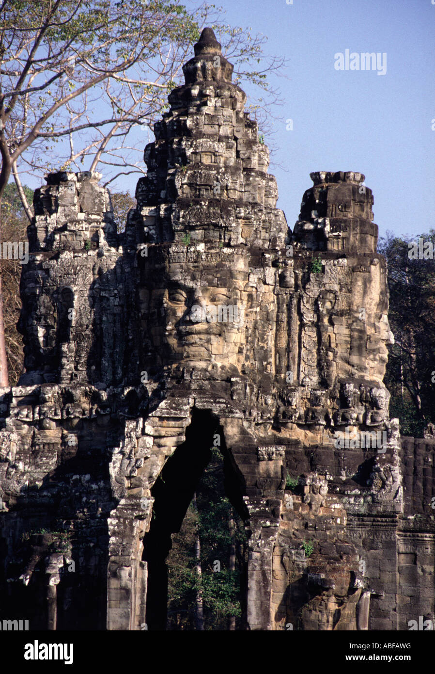 Southern Gate of Angkor Wat Siem Reap Cambodia Stock Photo - Alamy