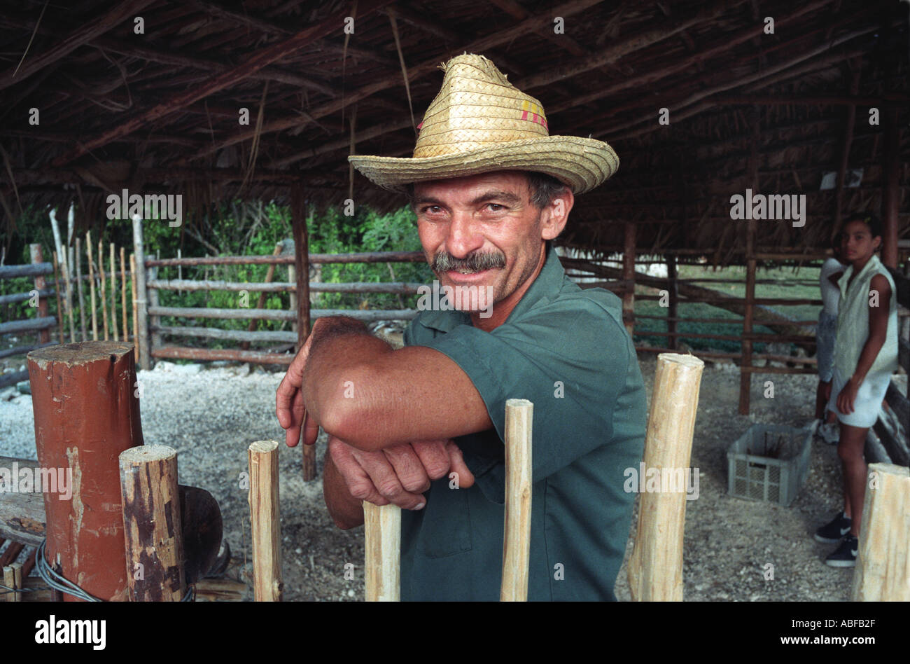 A goat farmer Cuba Stock Photo - Alamy