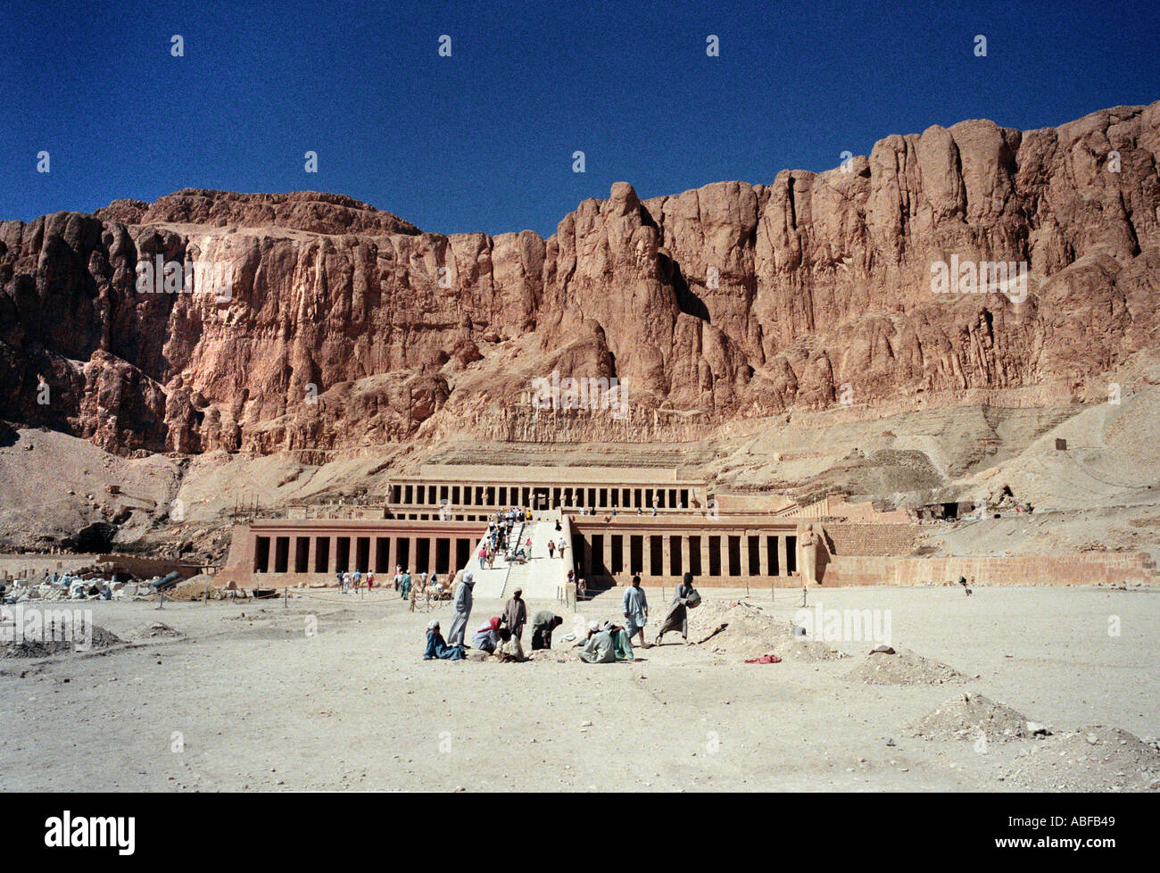The temple of Hatshepsut Deir al Bahri Egypt Stock Photo - Alamy