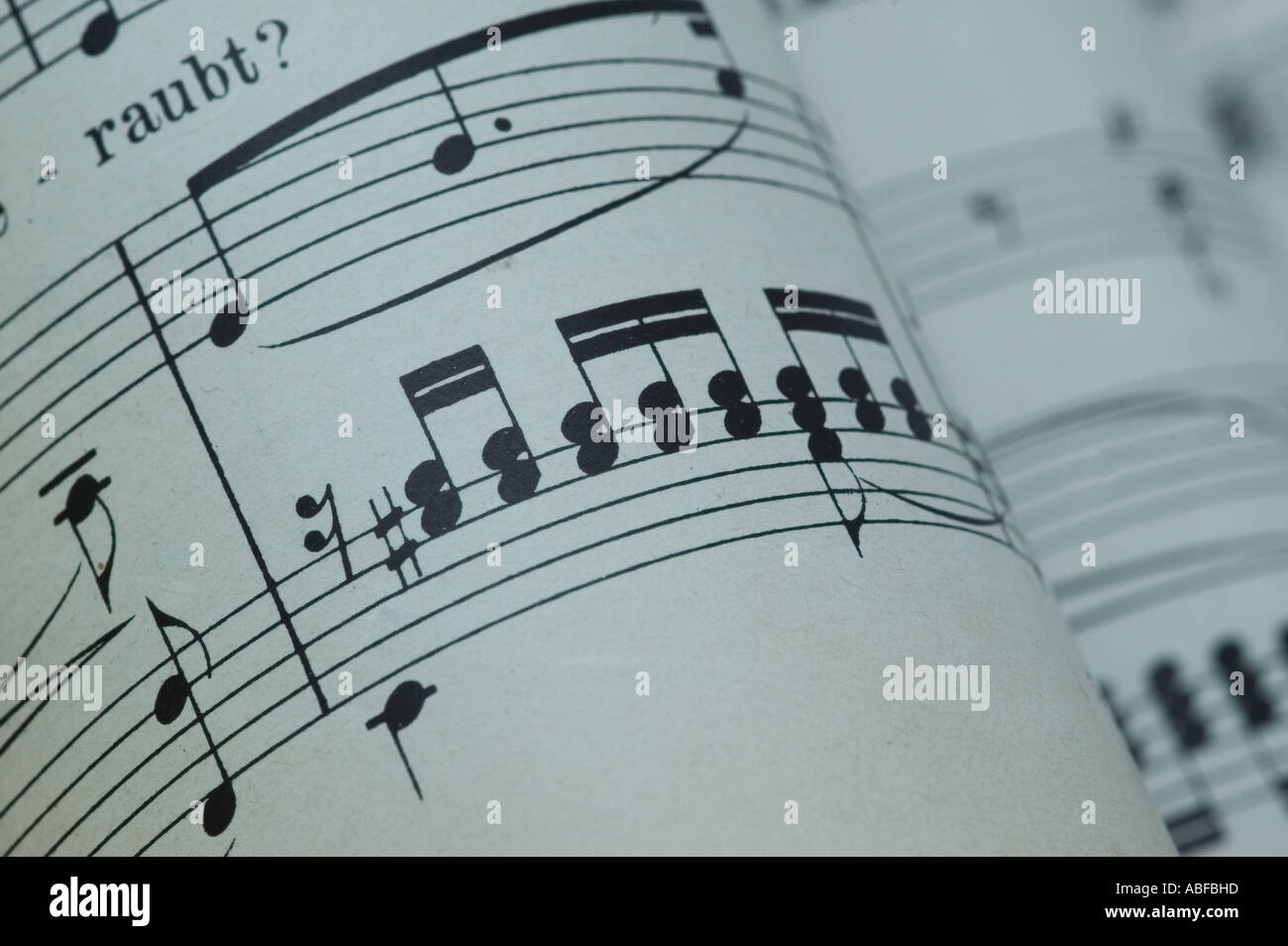 Music Notes Music Score High Resolution Stock Photography and Images ...