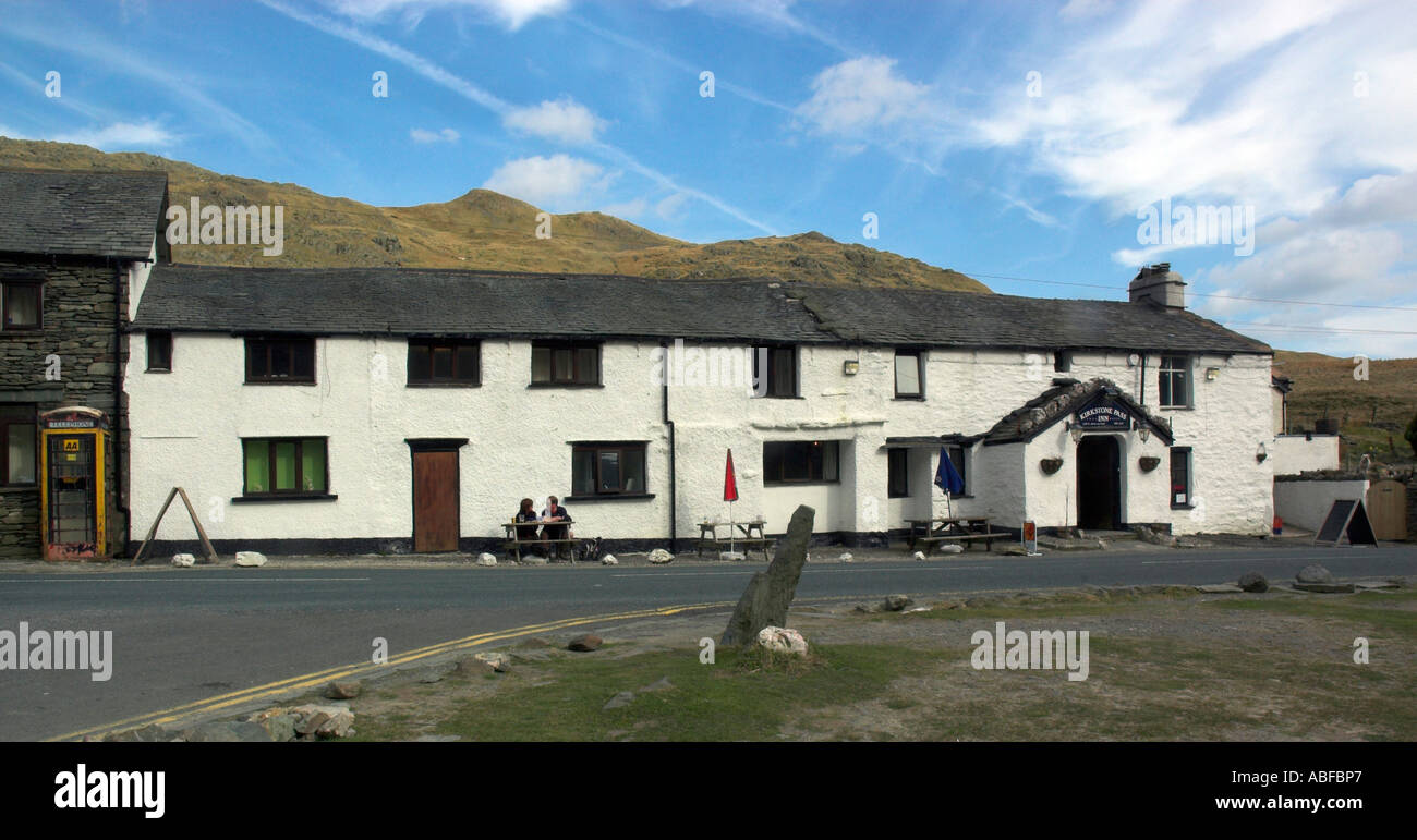 The Kirkstone Pass Inn in the English Lake District Stock Photo - Alamy