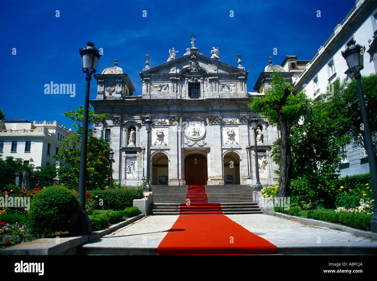 Madrid Spain Iglesia de Santa Barbara Stock Photo - Alamy