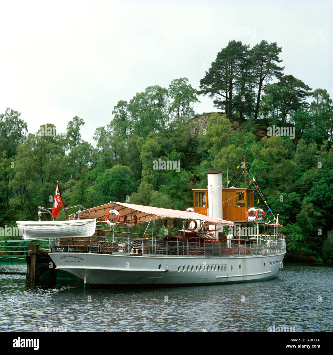 Scotland Highlands Trossachs Loch Katrine MV Sir Walter Scott Stock ...