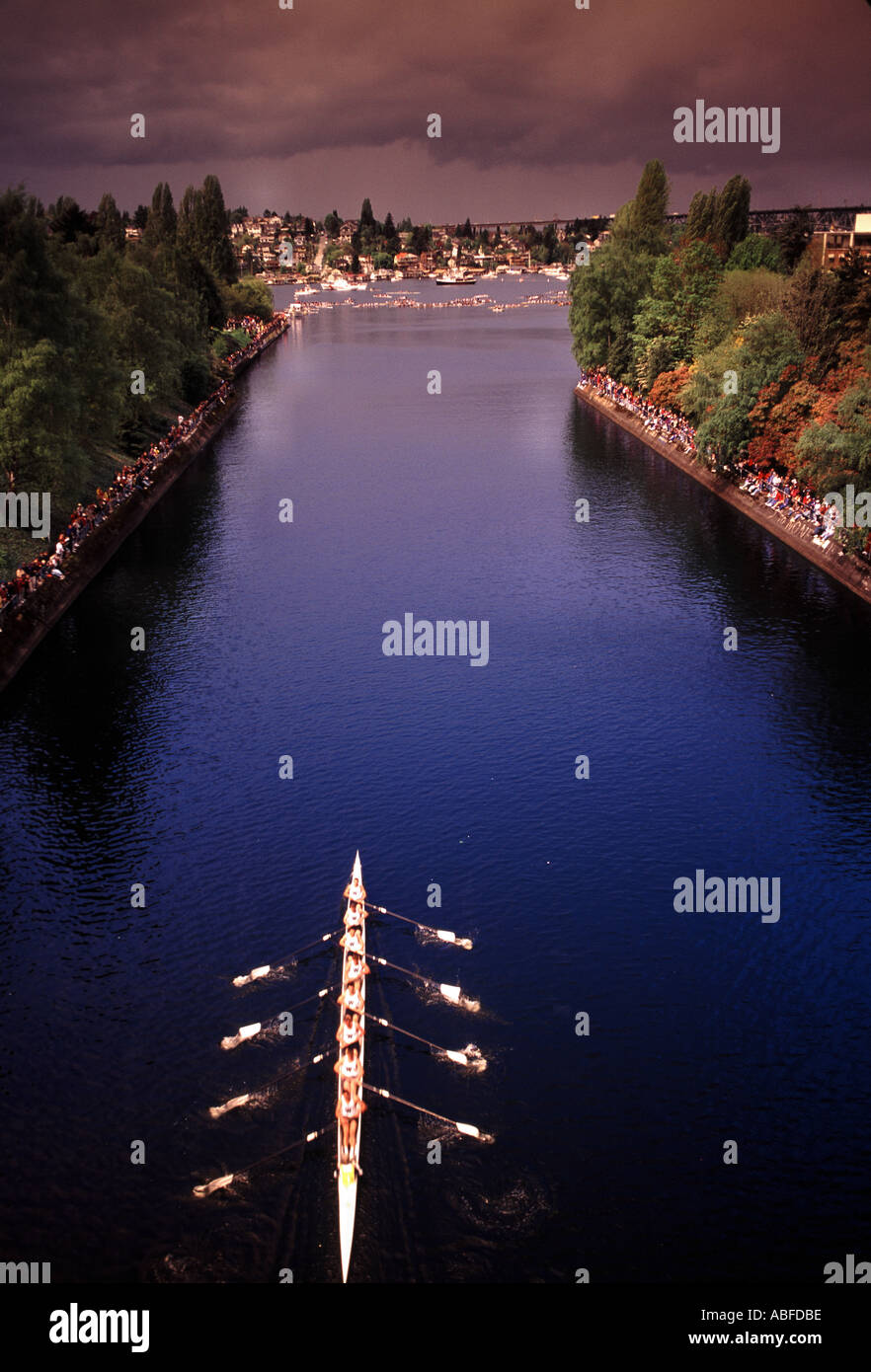 CREW RACES SEATTLE WASHINGOTN Stock Photo - Alamy
