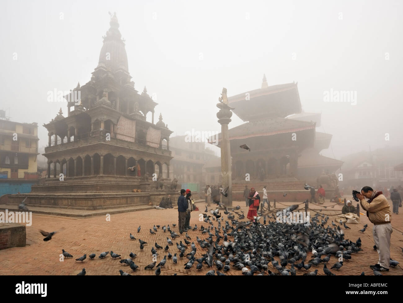 Patan Kathmandu Nepal Dawn Temple High Resolution Stock Photography and ...