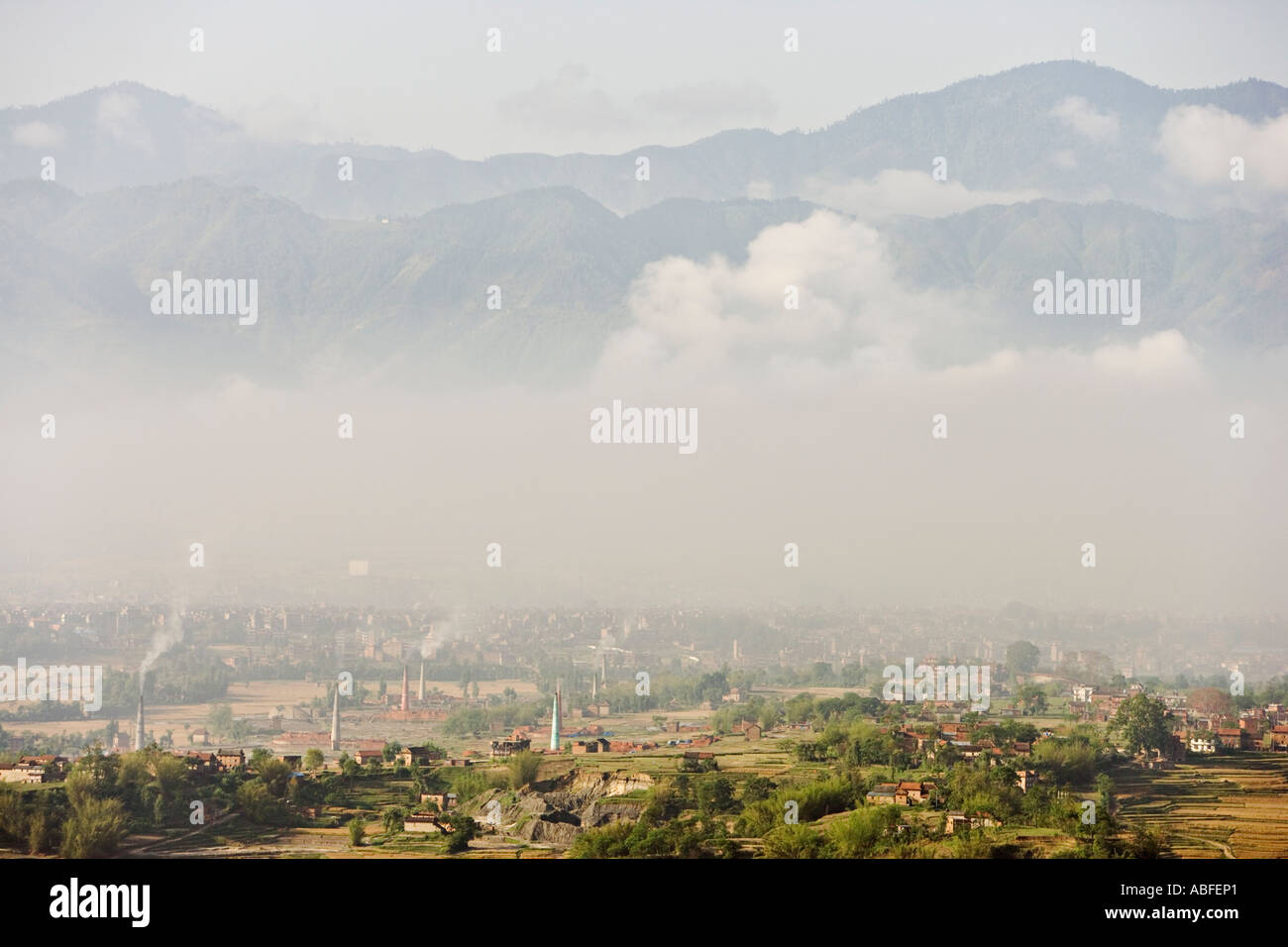 Smog himalaya kathmandu hi-res stock photography and images - Alamy