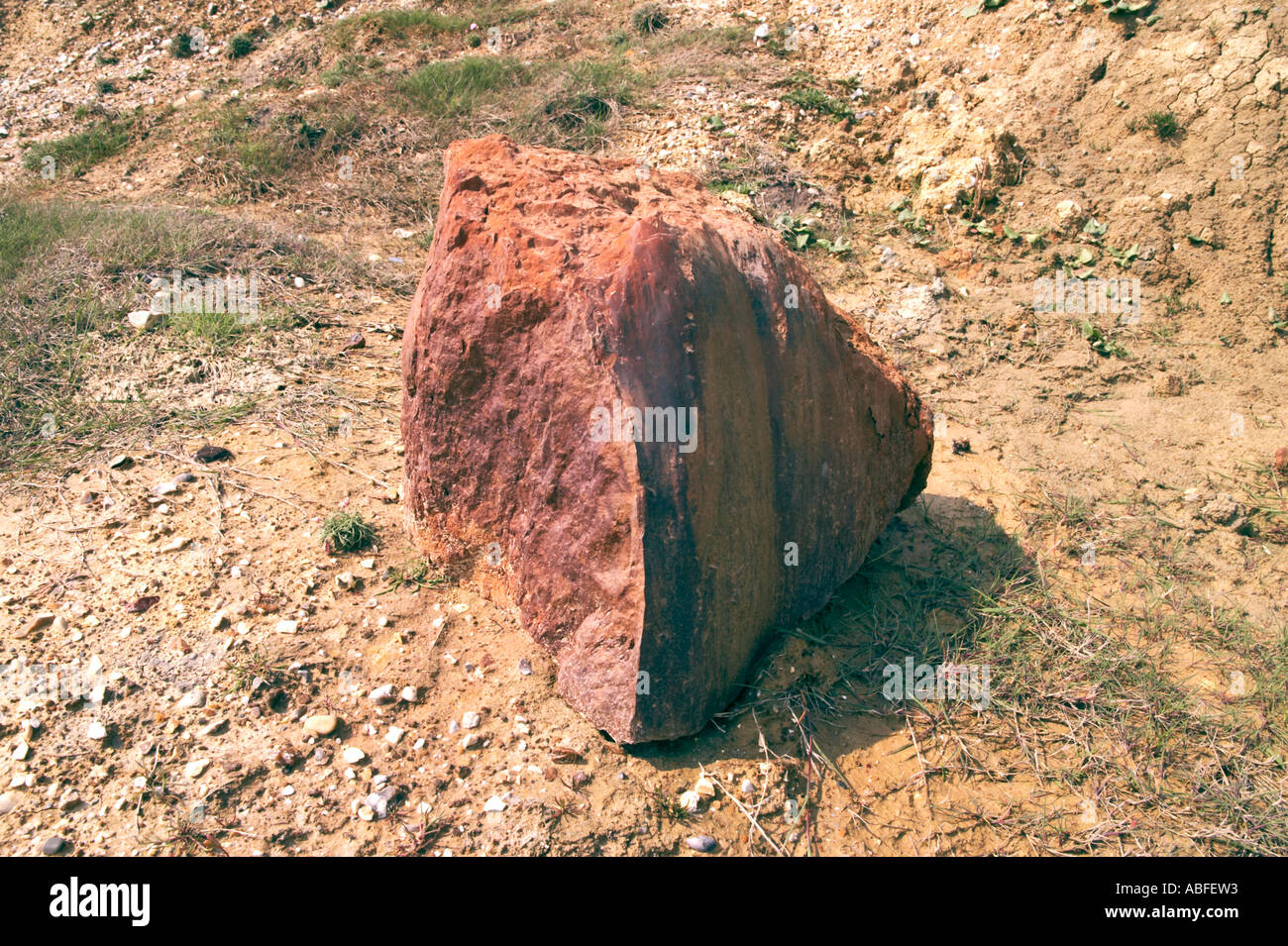 lump of Iron Ore rock Stock Photo - Alamy