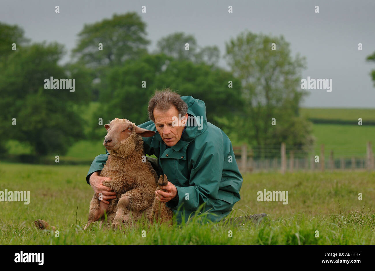 Picture By Jim Wileman 26 05 2006 Vet Bob Stevenson pictured working on ...