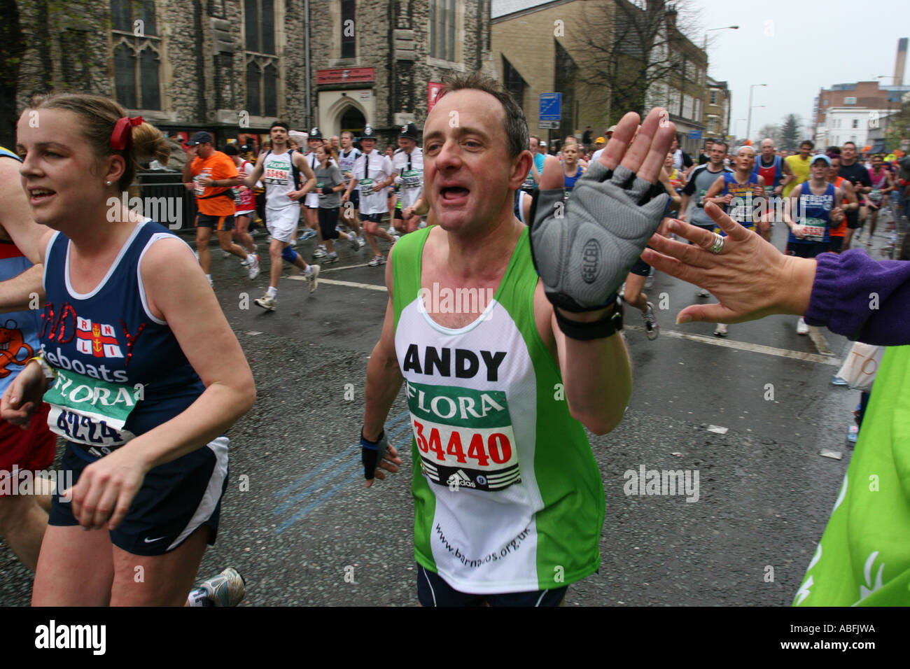 The London Marathon 2006, Greenwich London England Stock Photo - Alamy