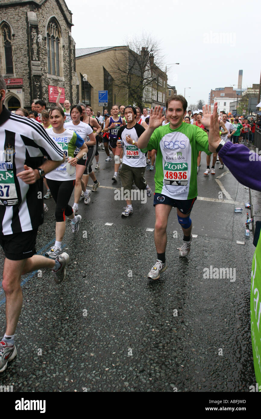 The London Marathon 2006, Greenwich London England Stock Photo - Alamy