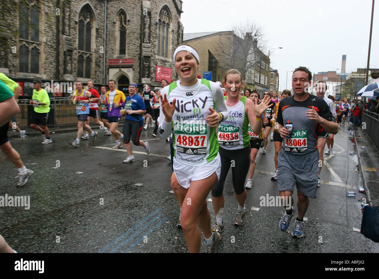 The London Marathon 2006, Greenwich London England Stock Photo - Alamy
