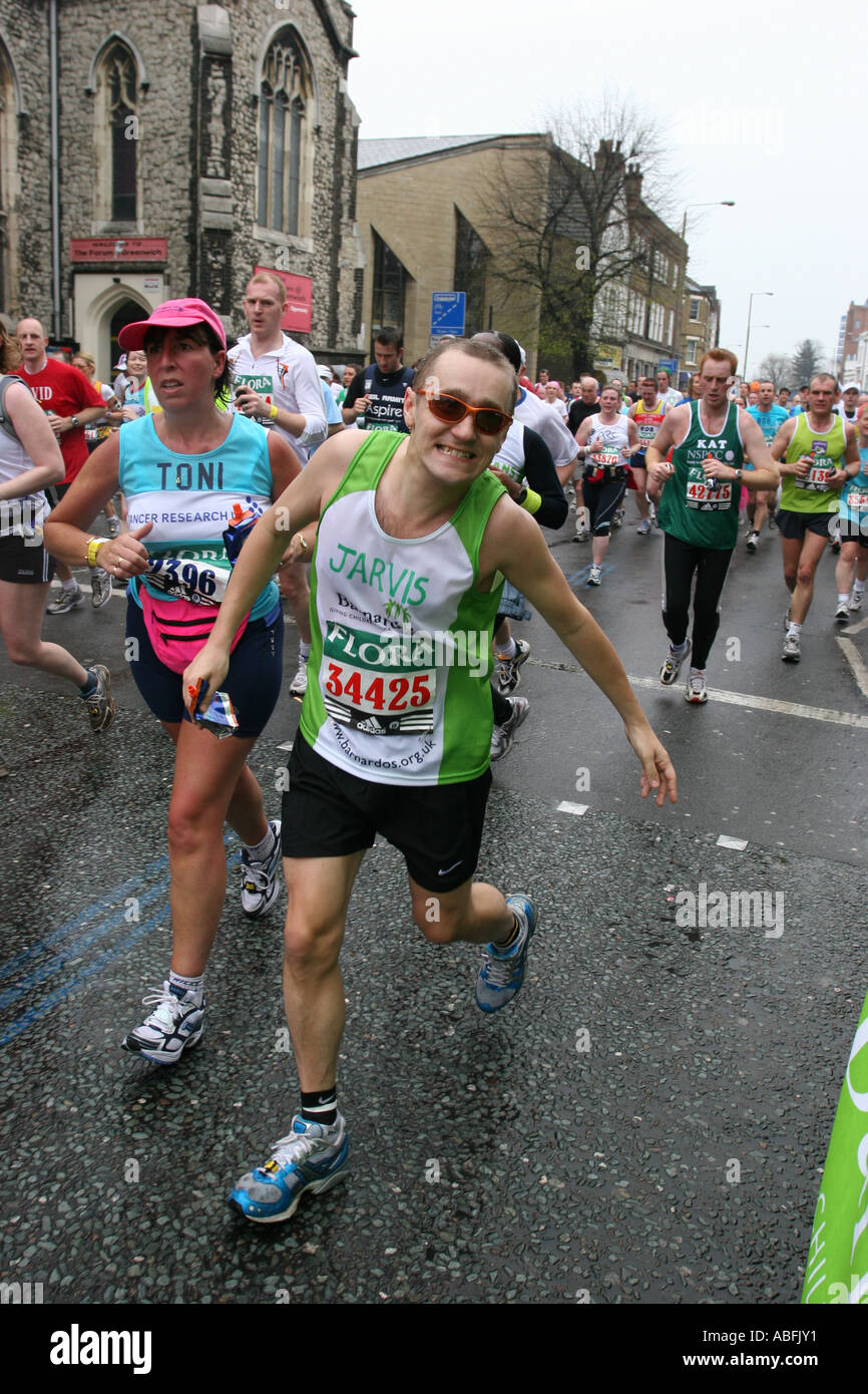 The London Marathon 2006, Greenwich London England Stock Photo - Alamy