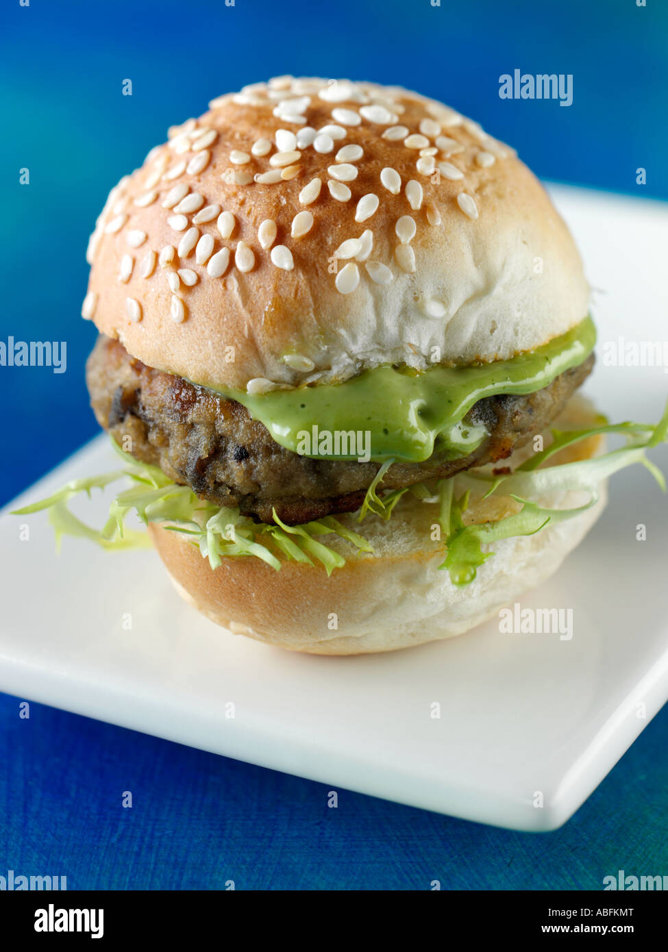 Burger baps hi-res stock photography and images - Alamy