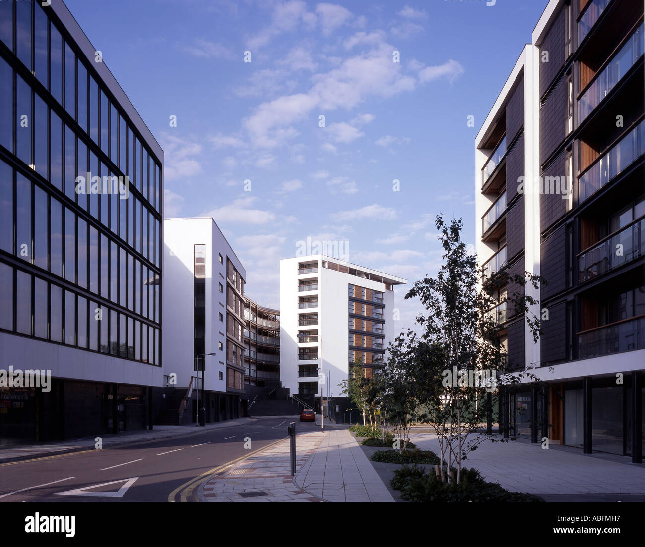 Burford Square, Stratford E15 Architect: Nicholas Burwell Stock Photo ...