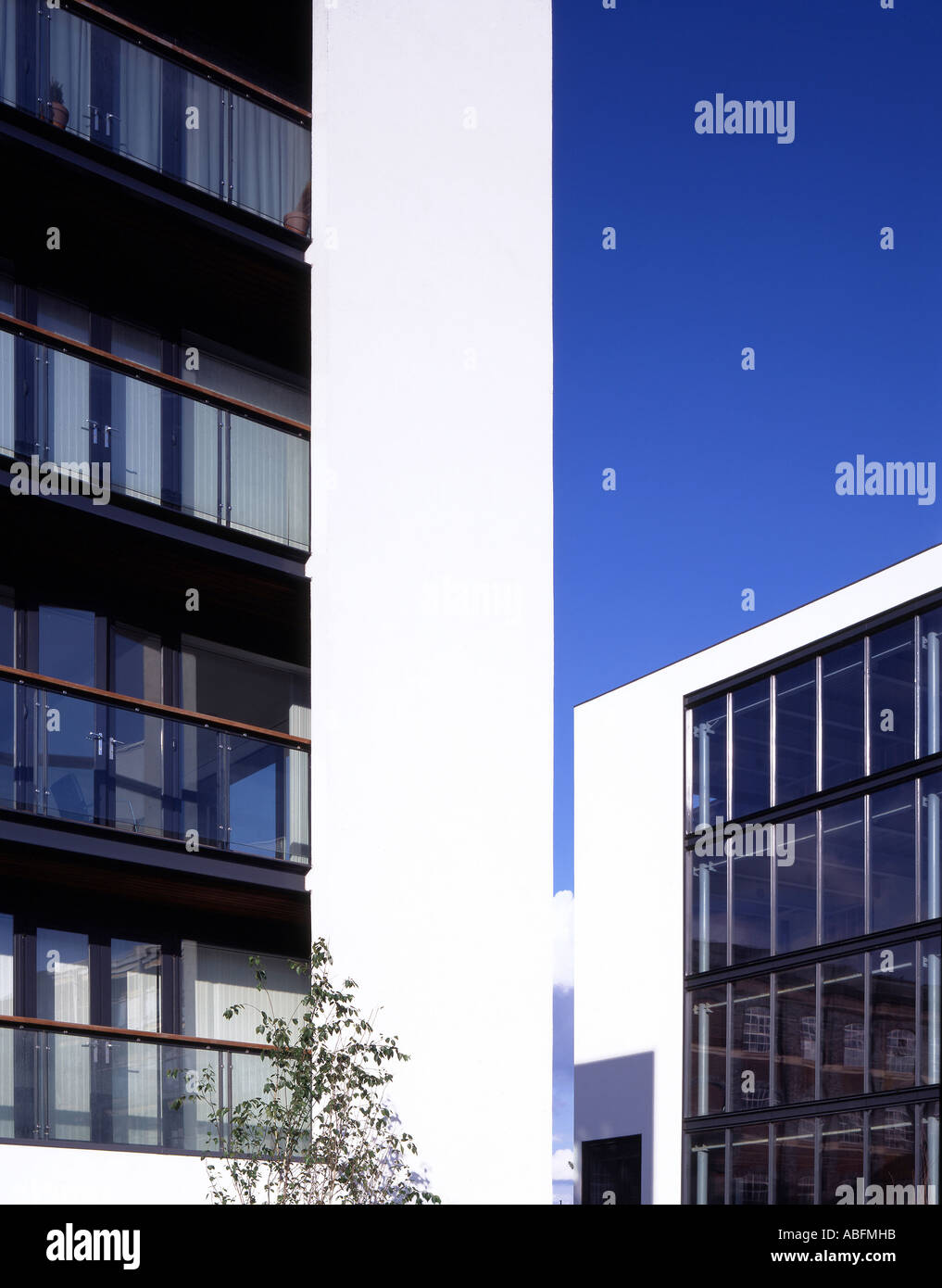 Burford Square, Stratford E15 Architect: Nicholas Burwell Stock Photo ...