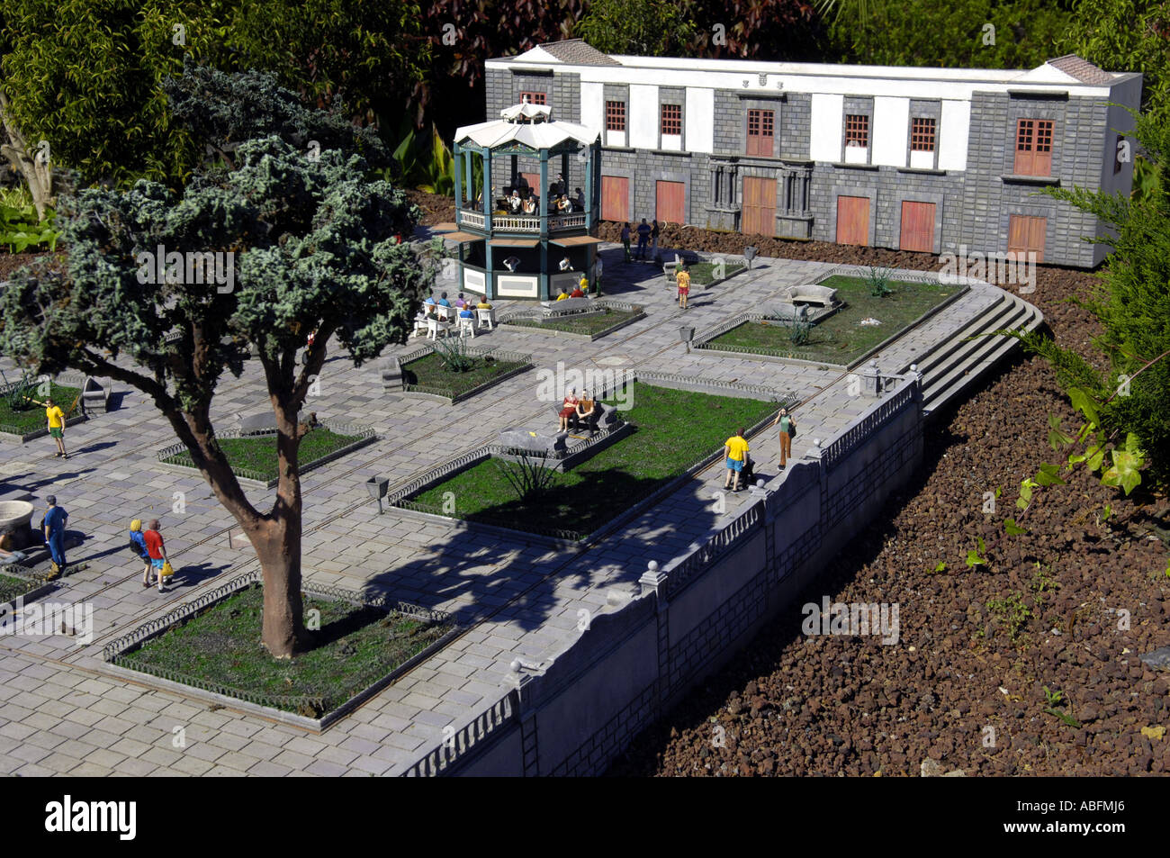 model village modern building architecture model design small building ...