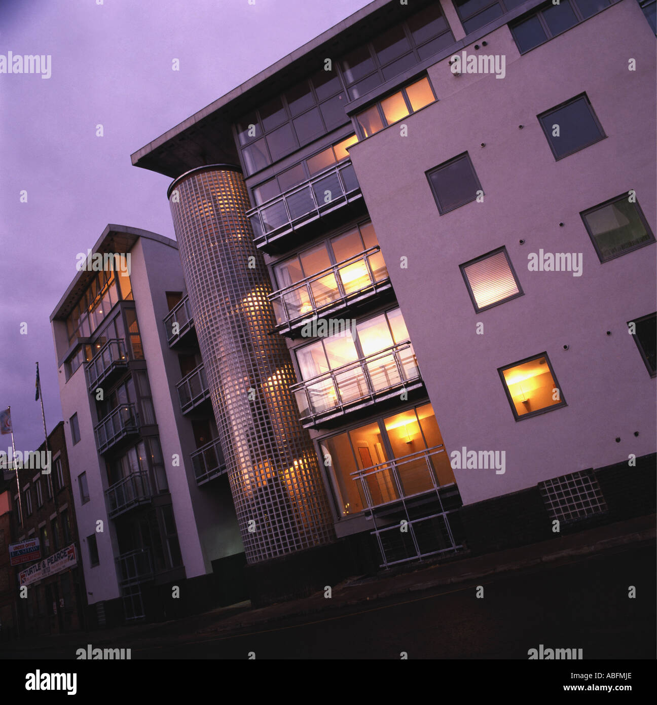Apartment Building Exterior Stock Photo - Alamy