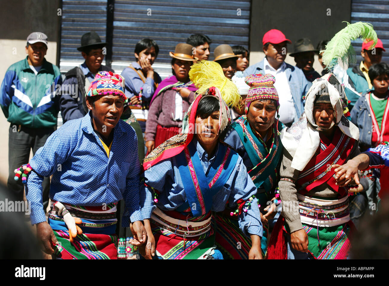 The annual intervillage fist fighting festival known as Tinku in Macha ...