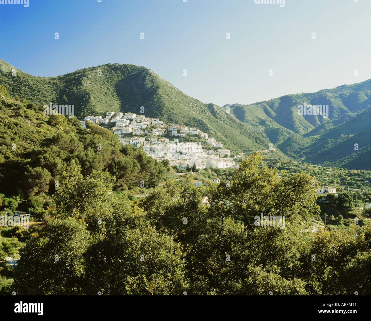 Spanish Mountain Landscape Stock Photo - Alamy