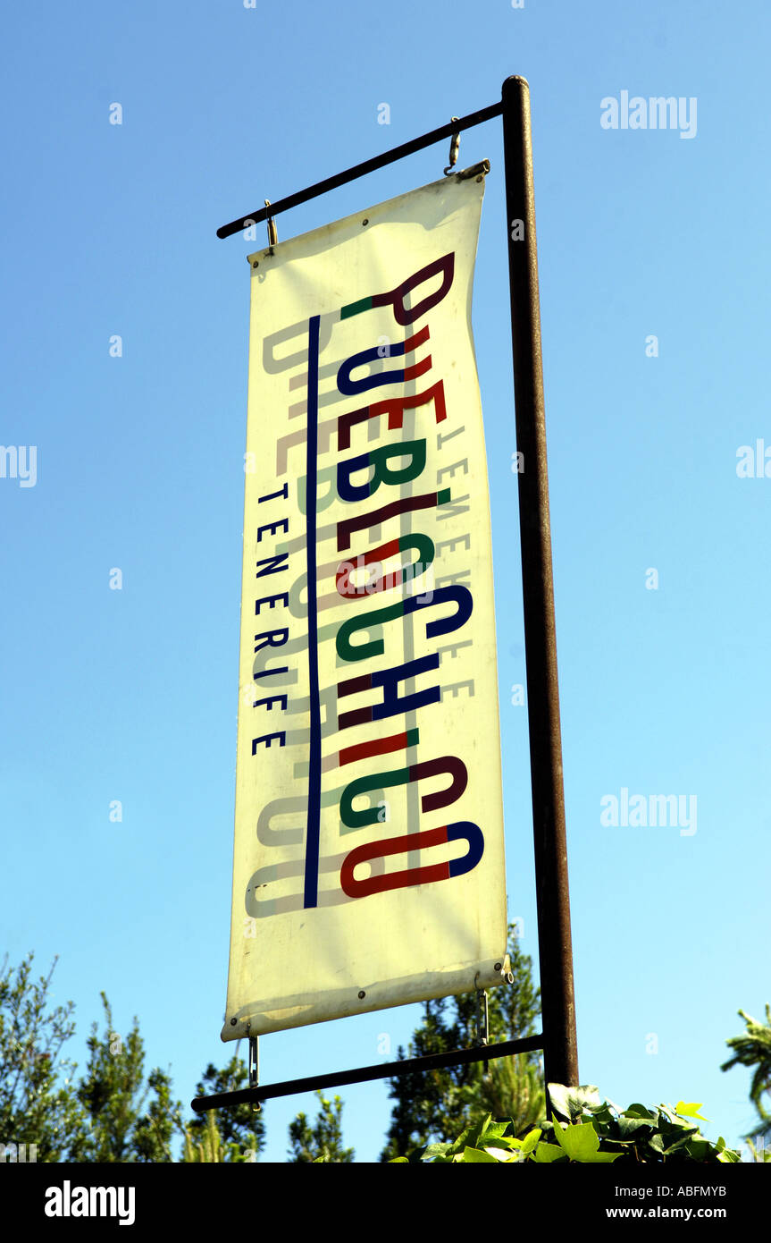 pueblo chico sign blue sky tourist attraction visiotr centre model ...