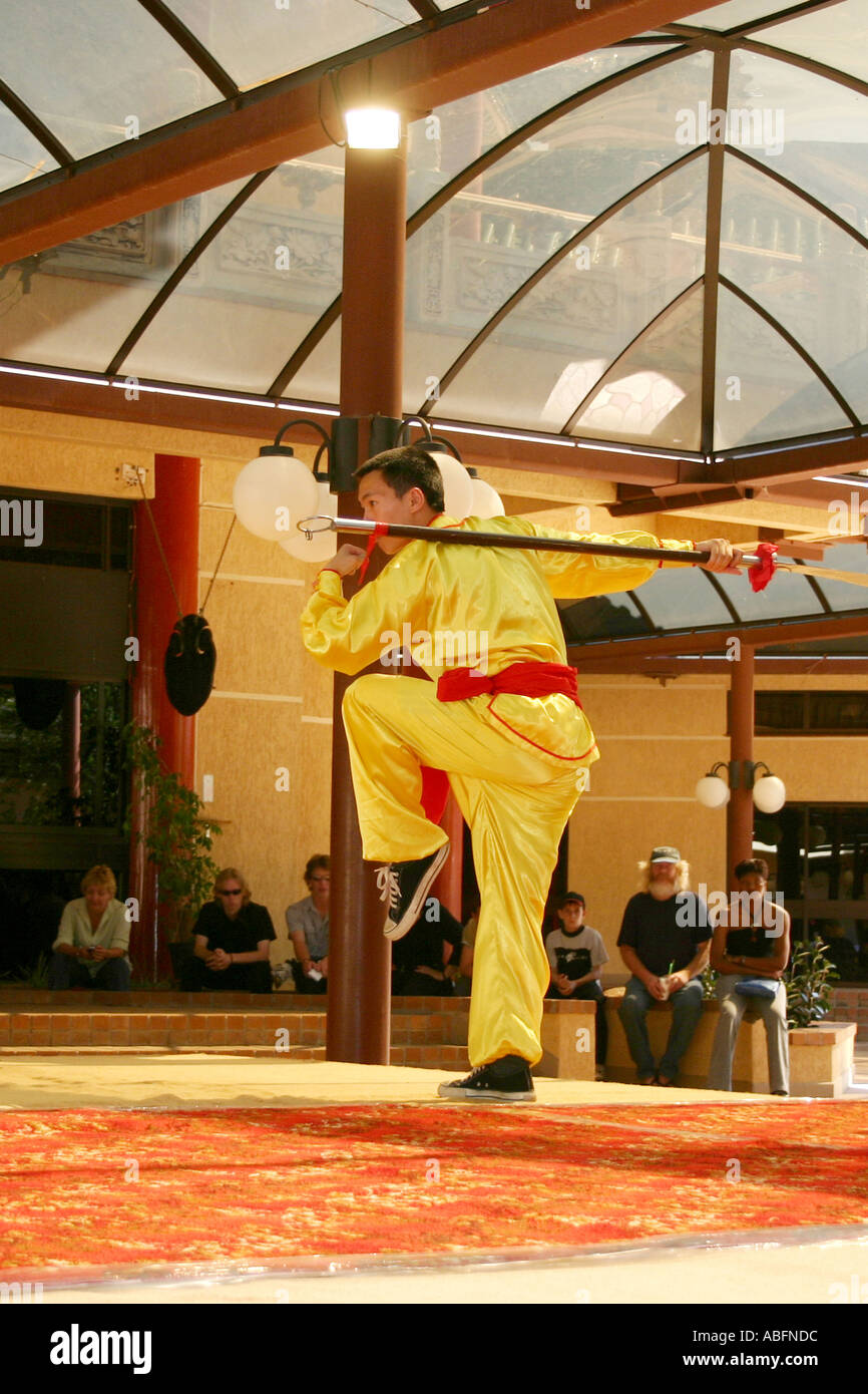 Man performing martial arts in hi-res stock photography and images - Alamy