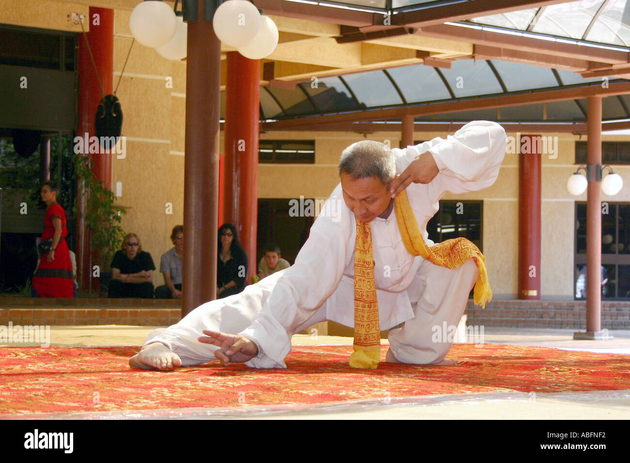 Man performing martial arts in hi-res stock photography and images - Alamy