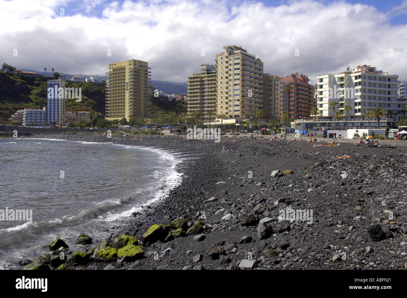 white clouds hotels accommodation building architecture beach blue sky ...