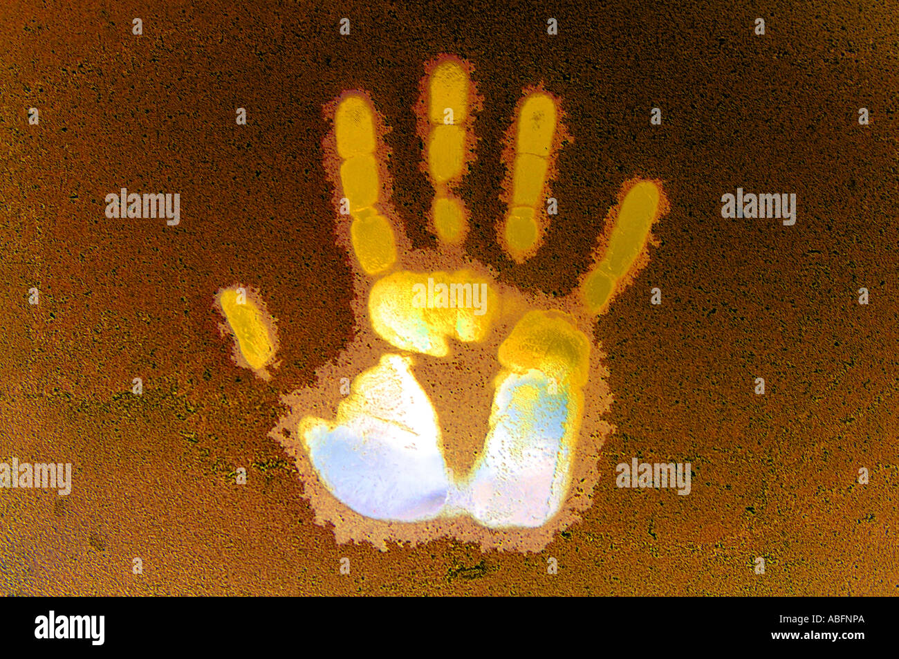 palm hand gold golden special unique identity id brown bronze metallic ...