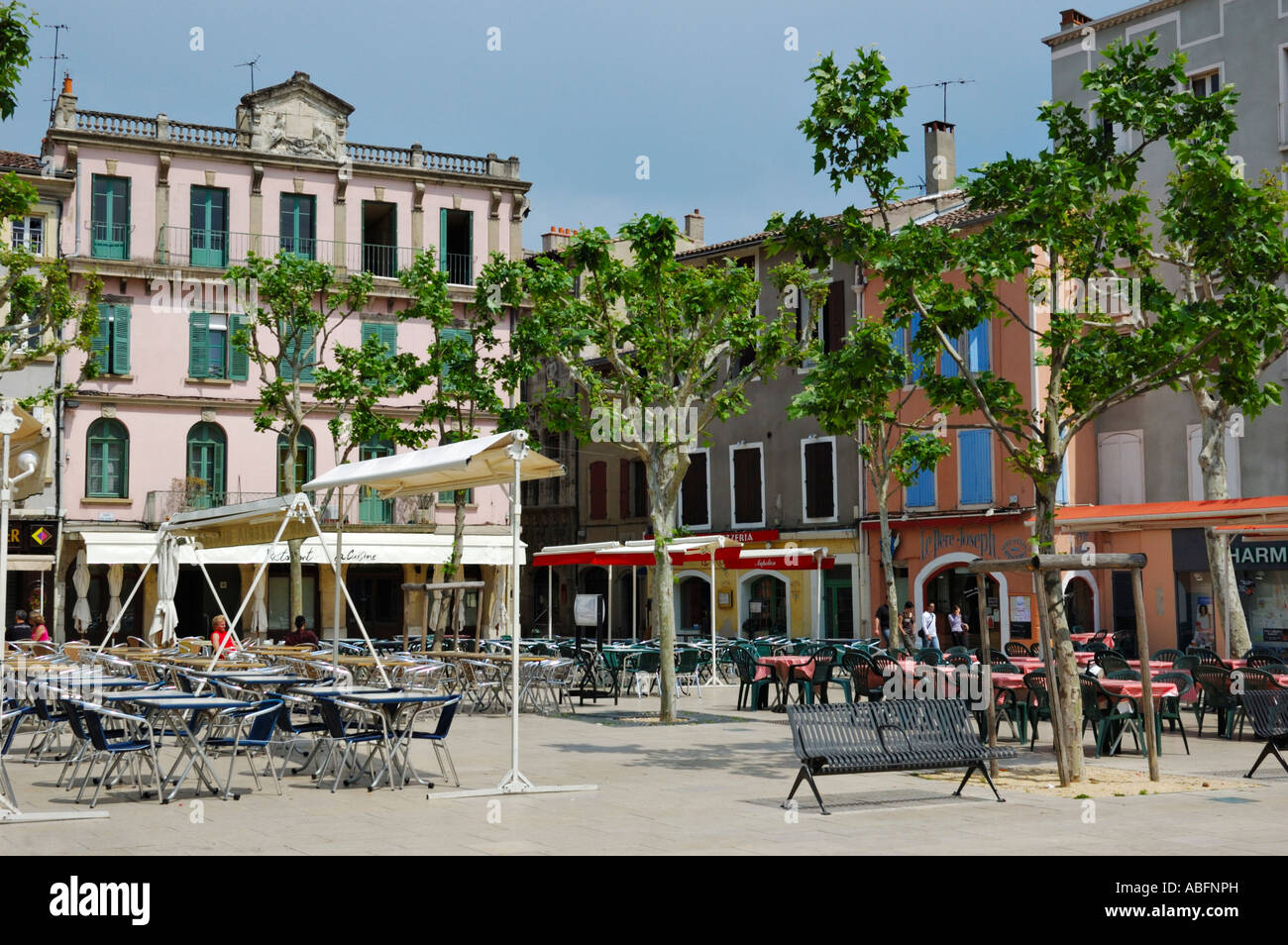 Valence, city square Stock Photo - Alamy