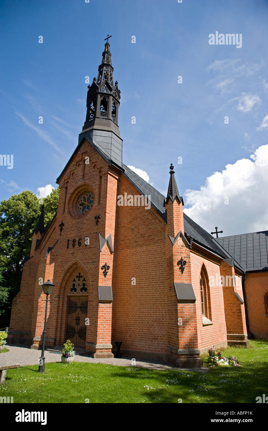Taxinge church was built in the 1690 s and rebuilt in 1863 Stock Photo ...