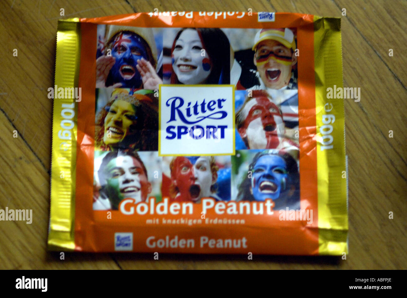 ritter sport world cup chocolate fans packet wrapper wrapping german ...