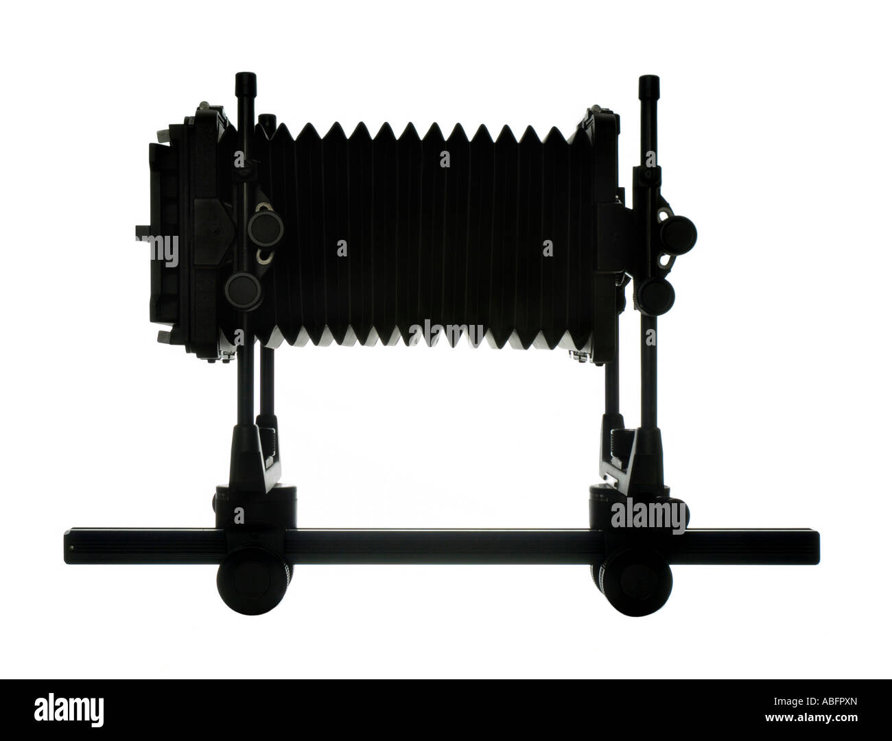 LARGE FORMAT PHOTOGRAPHIC CAMERA ON WHITE BACKGROUND Stock Photo - Alamy