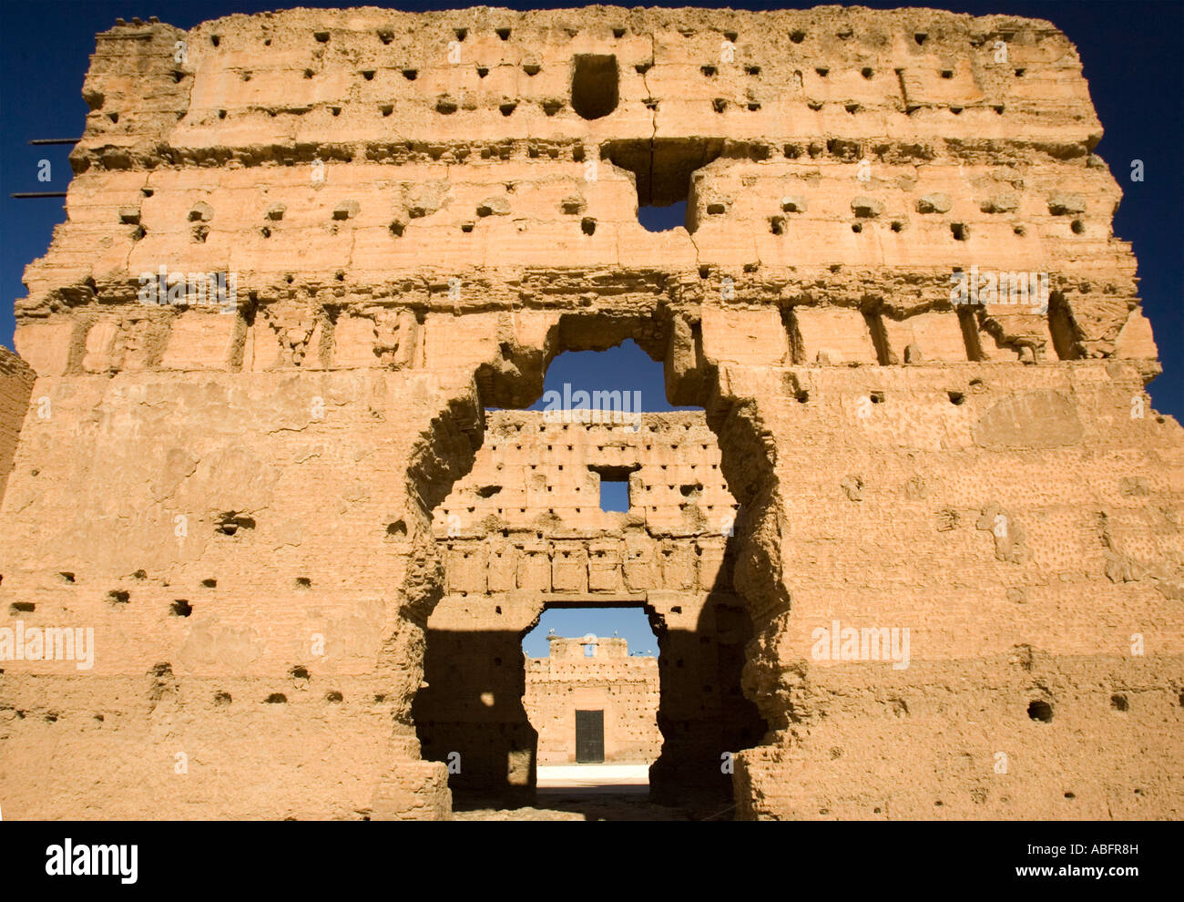 Audience Pavilion Palais El Badi Marrakech Morocco Stock Photo - Alamy