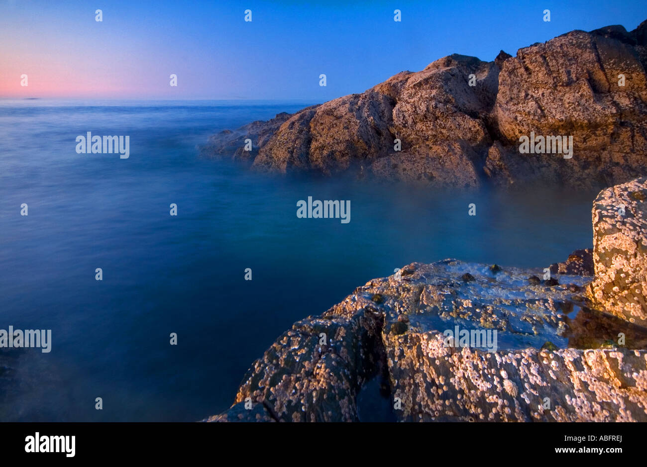 Orlock Point at sunset, County Down, Northern Ireland Stock Photo - Alamy