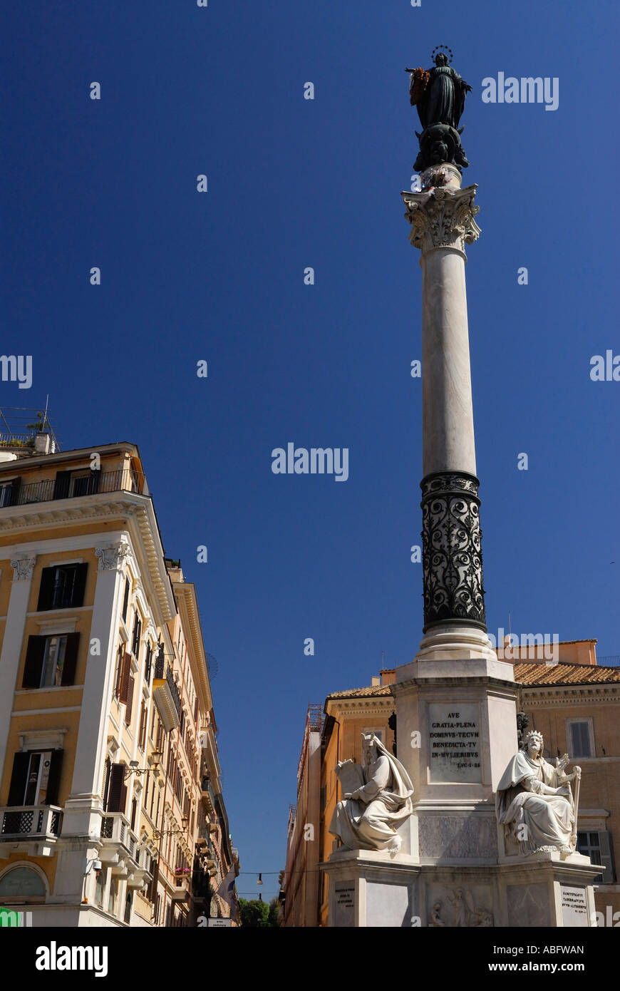 Immaculate conception rome hi-res stock photography and images - Alamy
