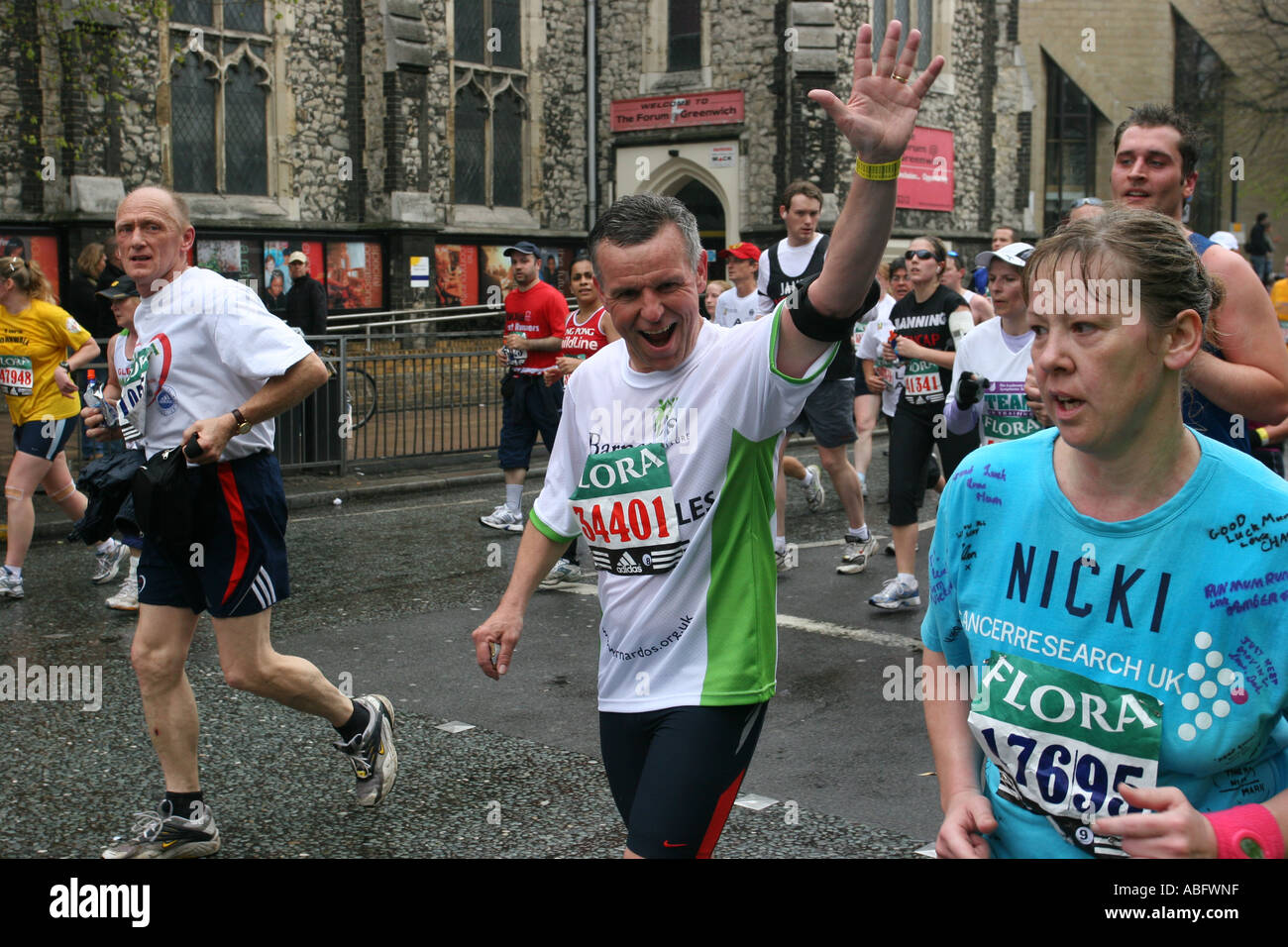 The London Marathon 2006, Greenwich London England Stock Photo - Alamy