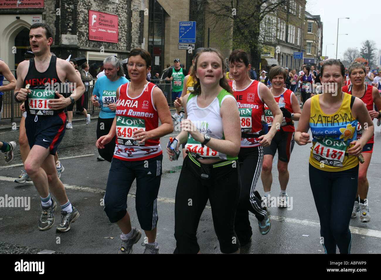 The London Marathon 2006, Greenwich London England Stock Photo - Alamy