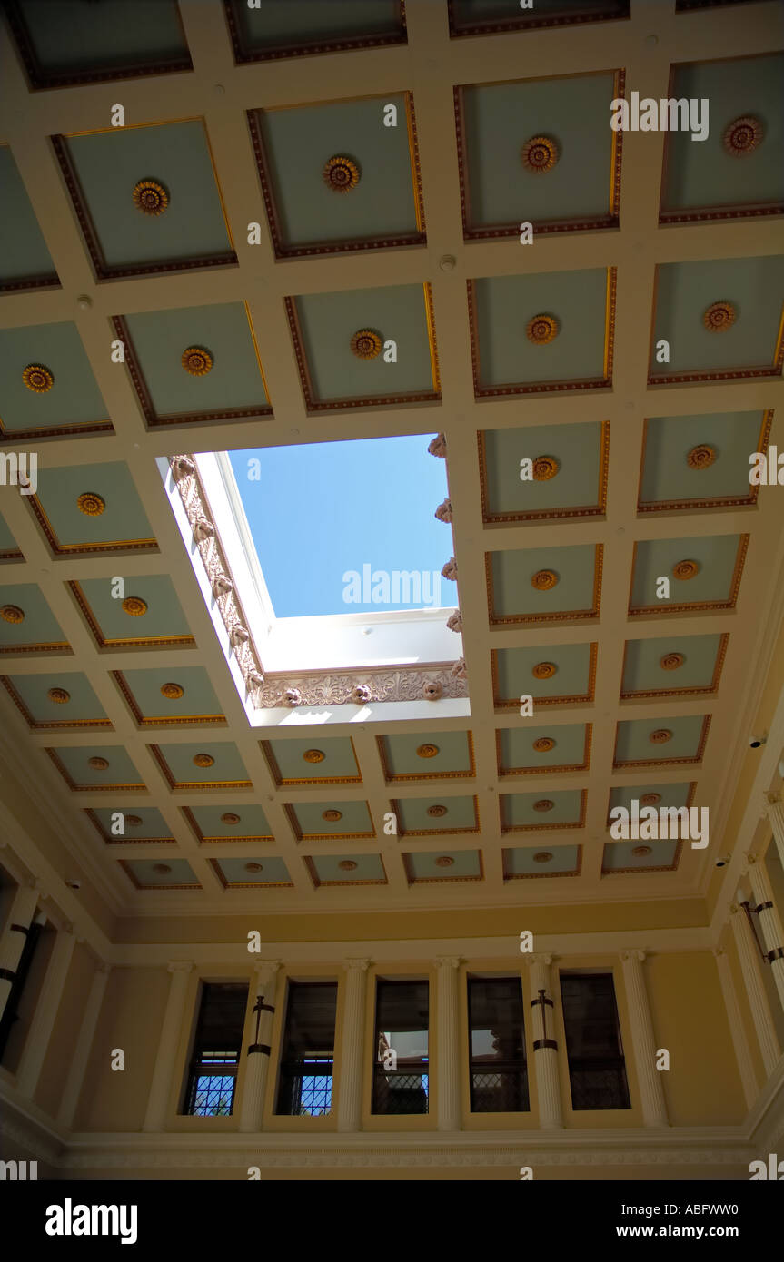 The Atrium was the main public room in a Roman house. The ceiling ...