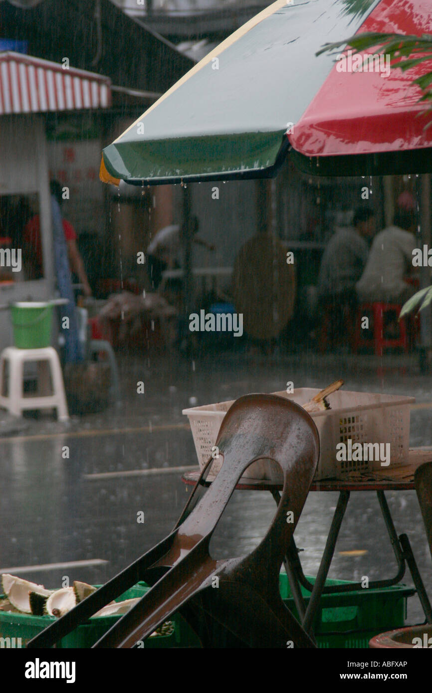 Pouring Rain in Malaysia Stock Photo - Alamy