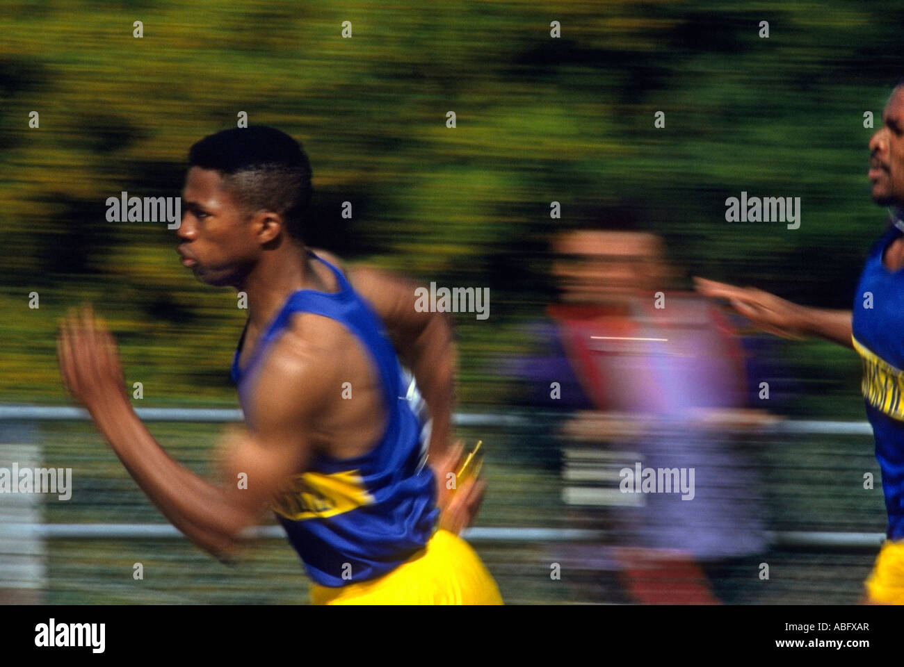 Relay baton african hi-res stock photography and images - Alamy
