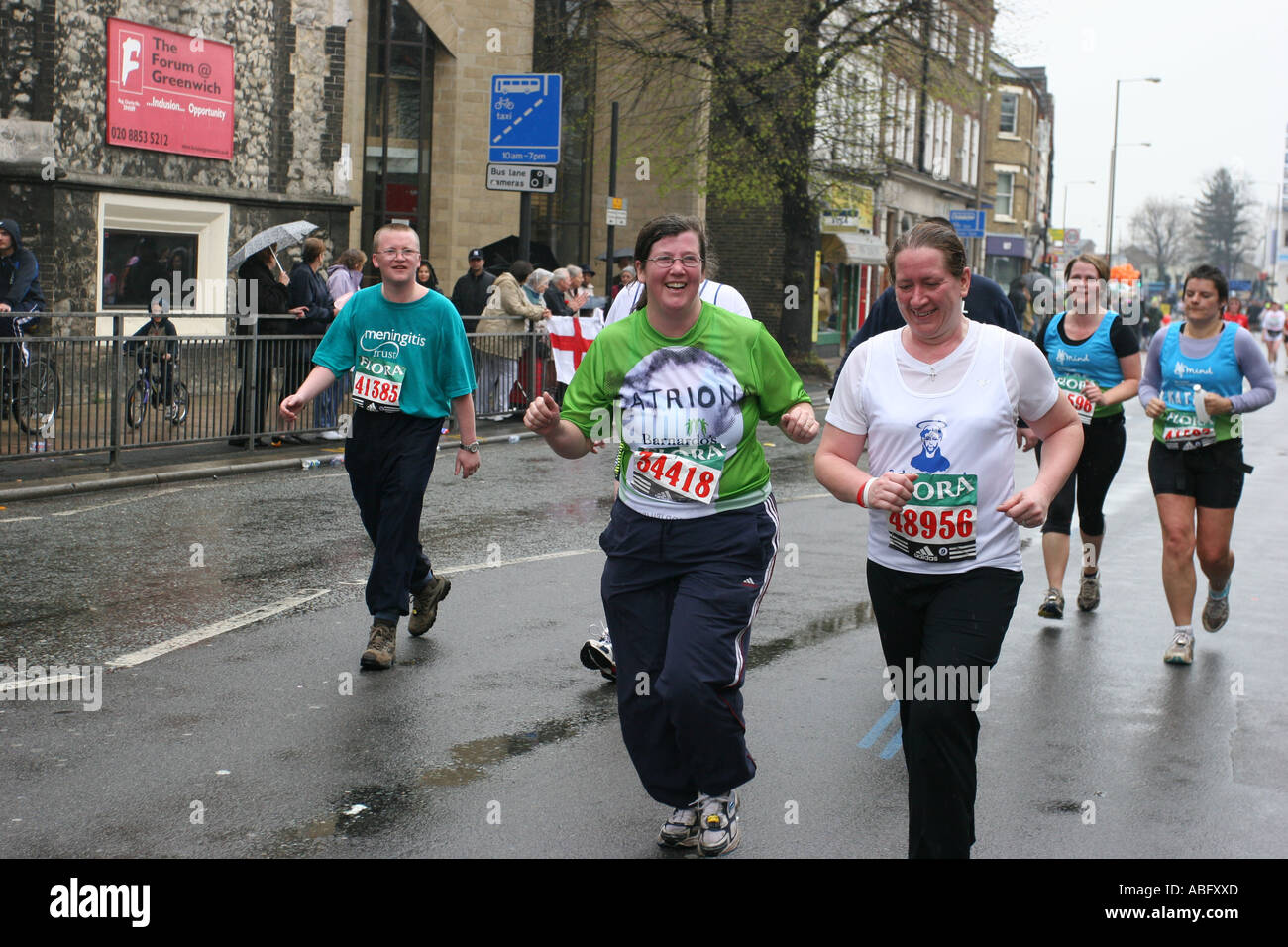 The London Marathon 2006, Greenwich London England Stock Photo - Alamy