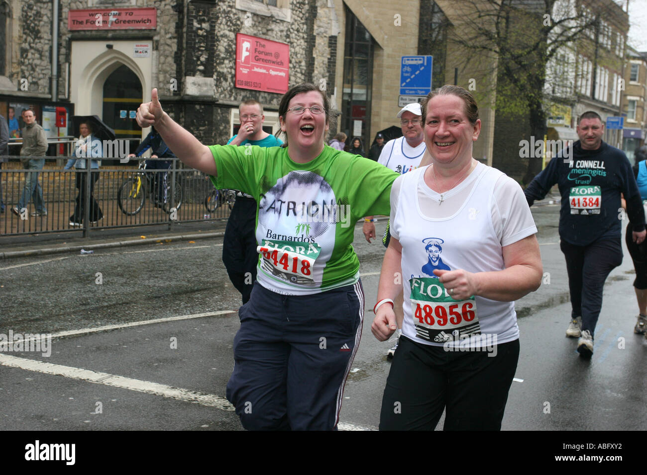 The London Marathon 2006, Greenwich London England Stock Photo - Alamy