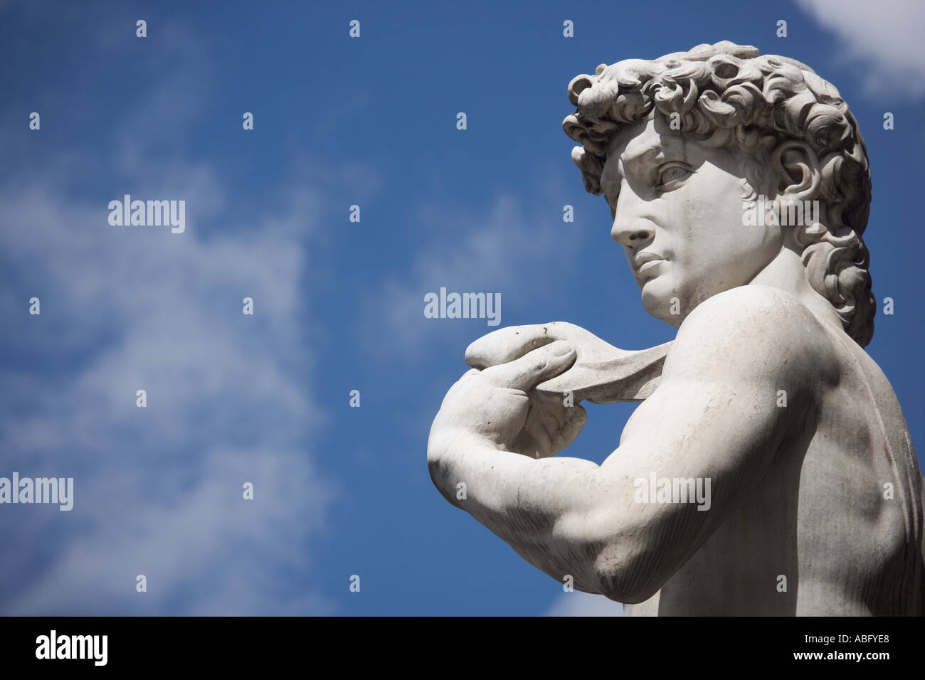 Michelangelo s David in the Piazza della Signoria Florence Italy Stock ...