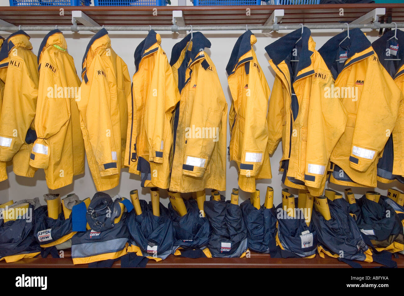 Life Guard jackets Ready to Go Stock Photo - Alamy