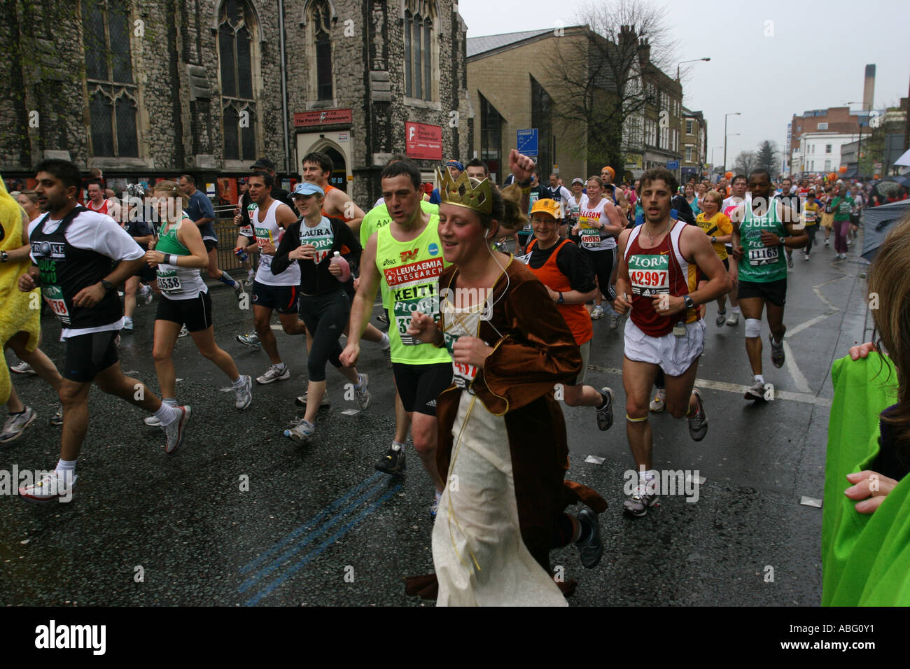The London Marathon 2006, Greenwich London England Stock Photo - Alamy